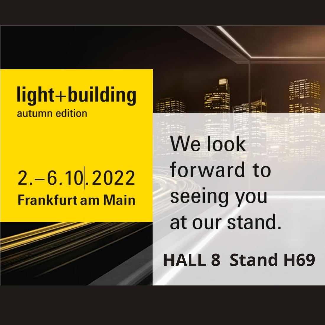 GL Optic an exhibitor at Light + Building 2022 VISIT US